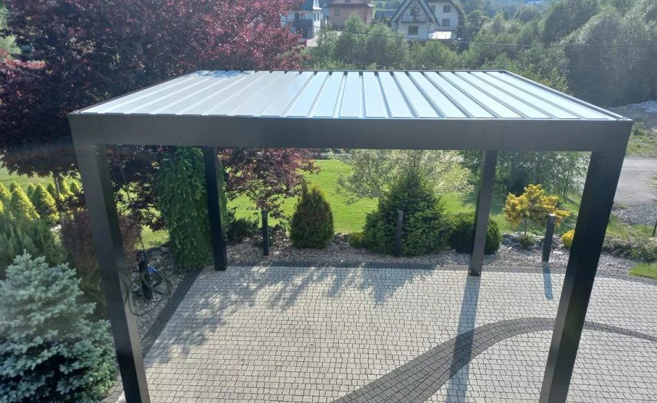 Nowoczesna Pergola Aluminiowa, Ogrodowa altana, zadaszenie tarasu, Nowoczesna Pergola Aluminiowa, Ogrodowa altana, zadaszenie tarasu,