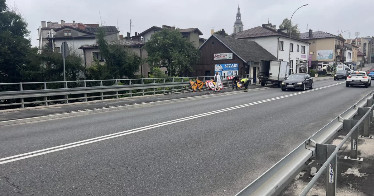 Remont mostu w centrum - utrudnienia dla pieszych