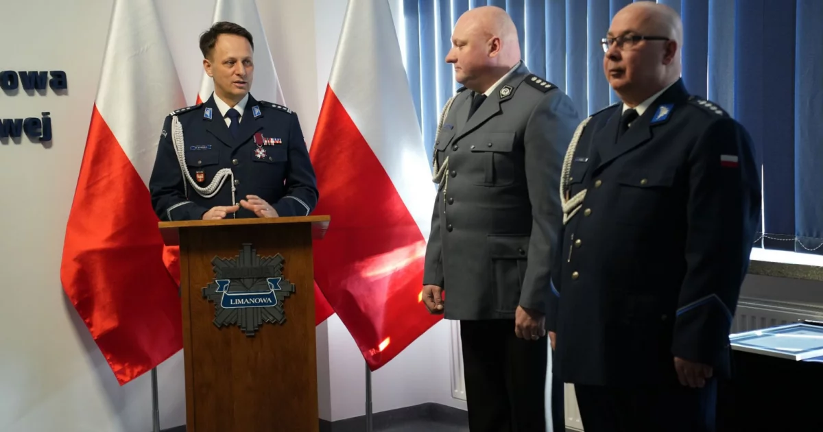 Zmiany kadrowe w Komendzie Powiatowej Policji w Limanowej - Limanowa.in