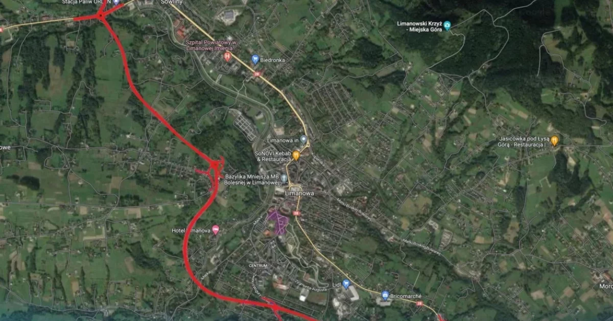 RDOŚ nie uzgodnił obwodnicy Limanowej w ciągu DK28 - Limanowa.in