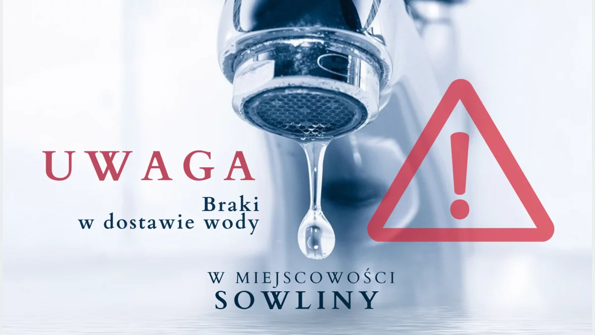 Braki w dostawie wody w miejscowości Sowliny - Limanowa.in