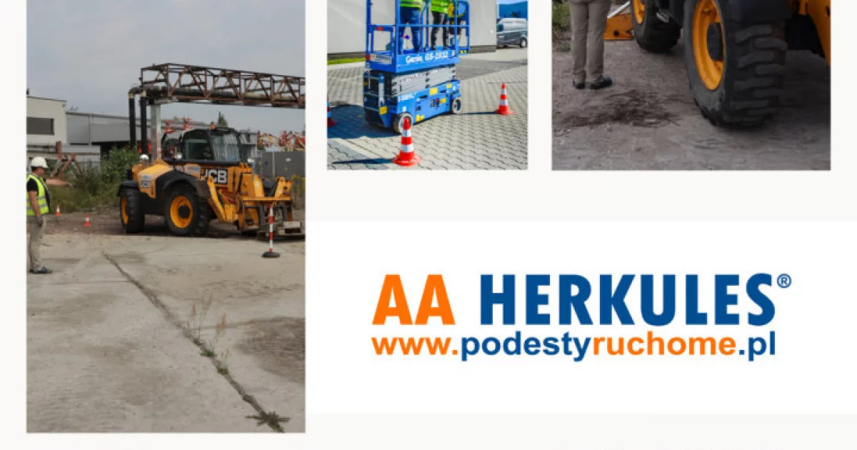 Kurs podesty ruchome, operator zwyżki z egzaminem państwowym UDT