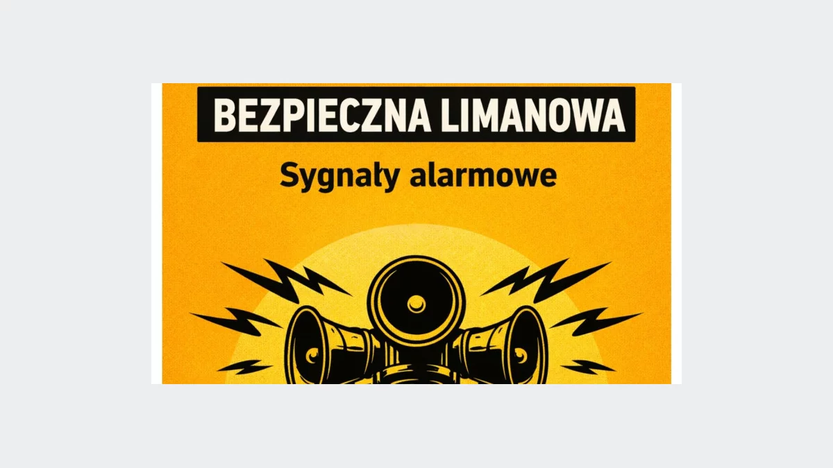 „Bezpieczna Limanowa” – do mieszkańców trafi ulotka o sygnałach ...